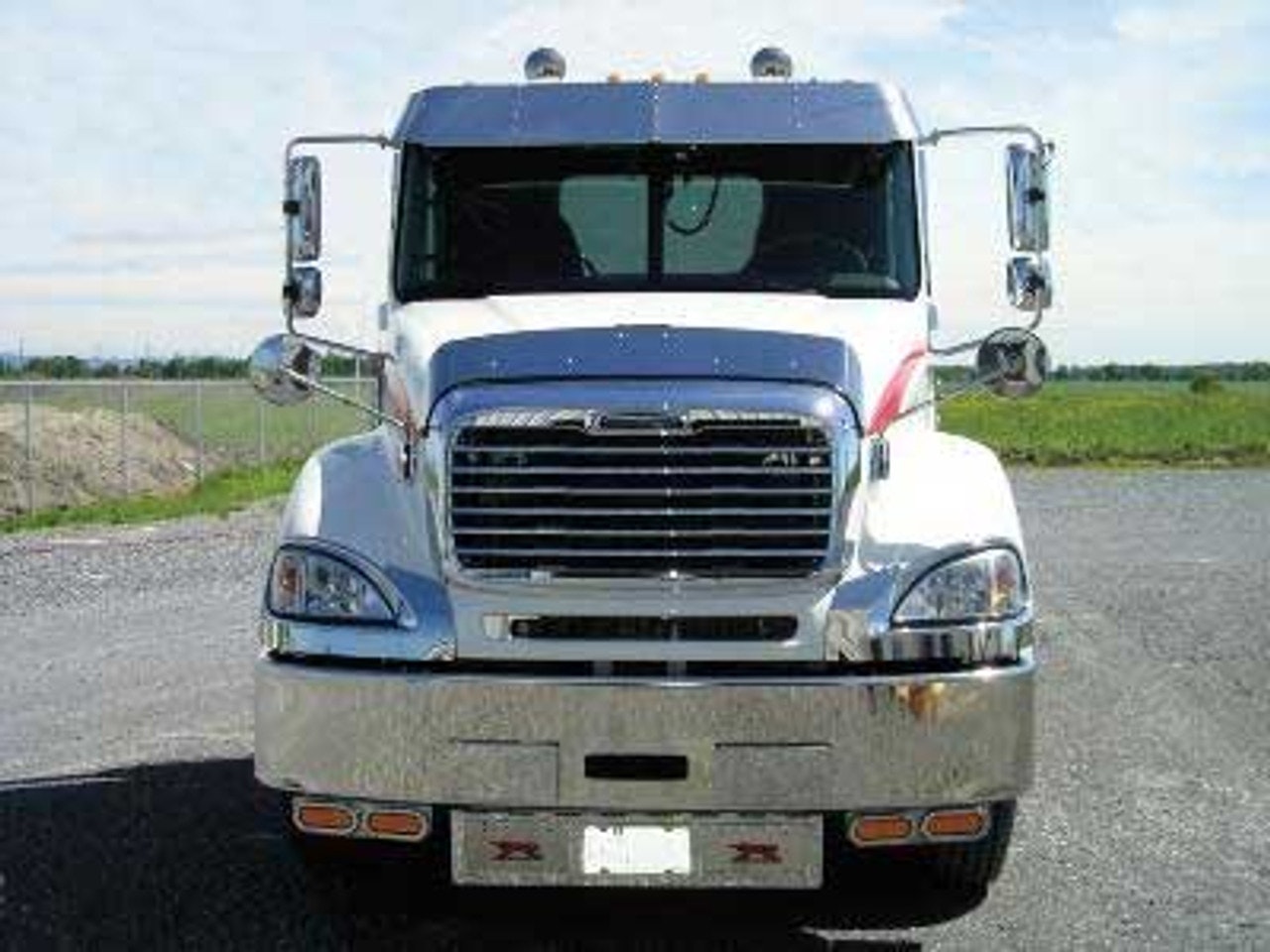 Freightliner 112 Day Cab Stainless Steel Rear Window Guards - Raney's ...