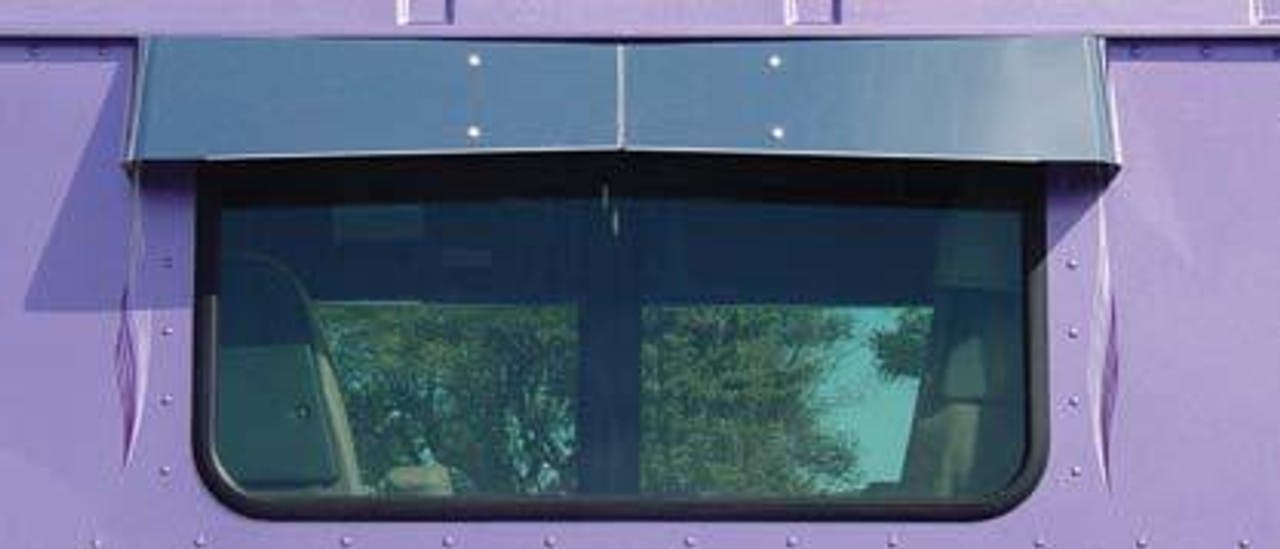 Freightliner 112 Day Cab Stainless Steel Rear Window Guards - Raney's ...