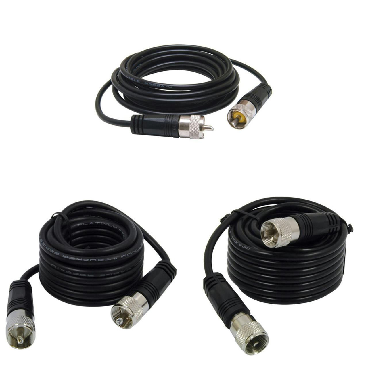 K40 18' Super Mini-8 CB Antenna Cable With Removable FME Connector ...