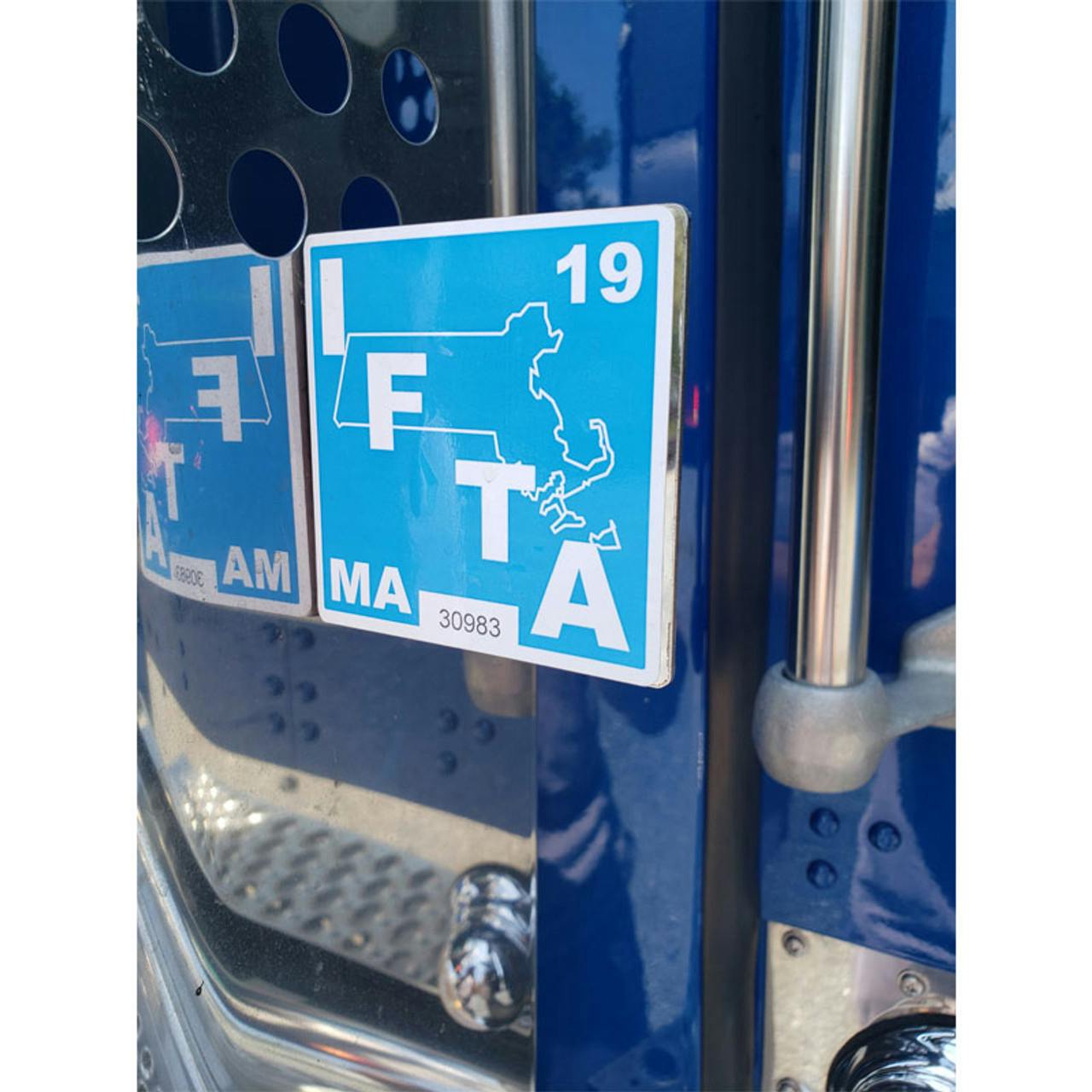 Universal Stainless Steel IFTA Permit Holder By Iowa Customs