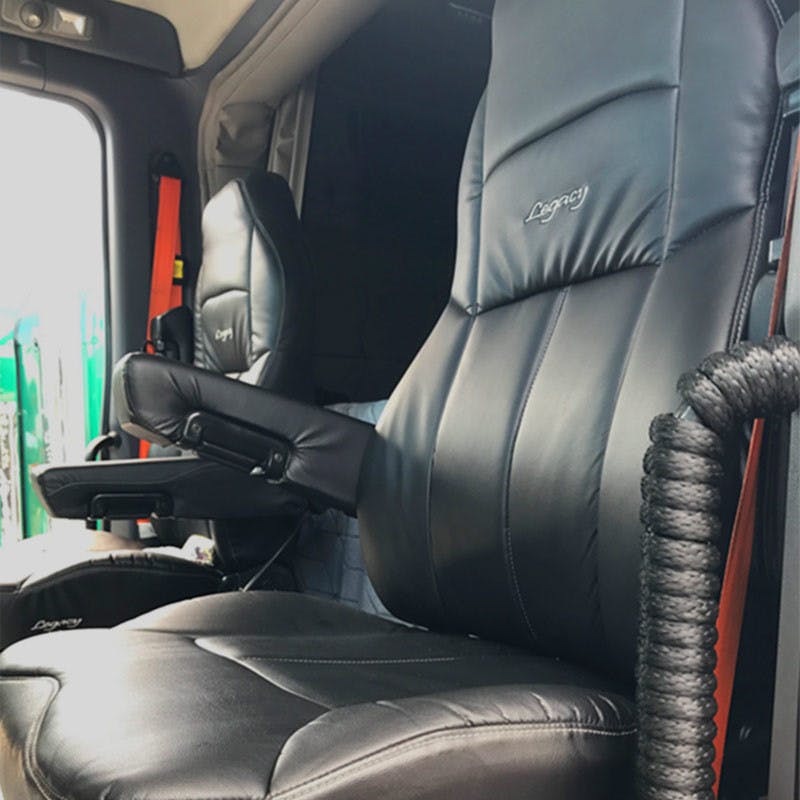 Legacy LO Low Ride Truck Seat | Highback, DuraLeather