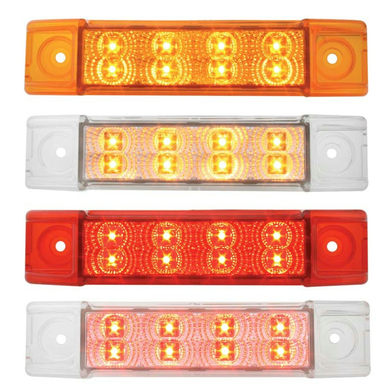 Freightliner Rectangular Amber LED Cab Light With 8 Diodes By Grand ...