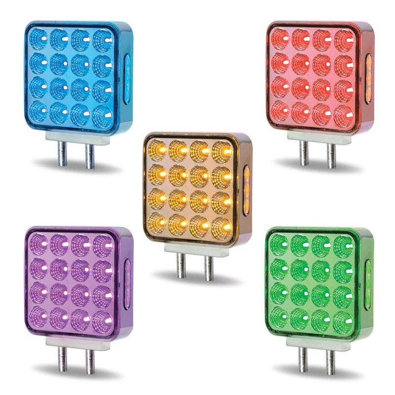 52 LED Square Double Face Turn Signal Light With Side LED - Raney's ...