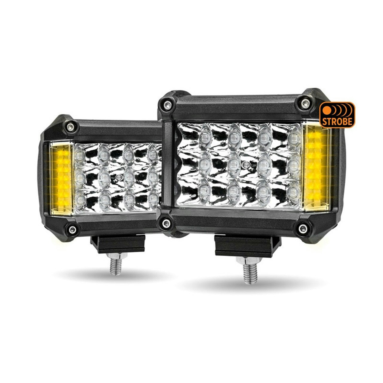 6" Rectangular LED Spot Beam Work Lamp With Strobe Light - Raney's ...