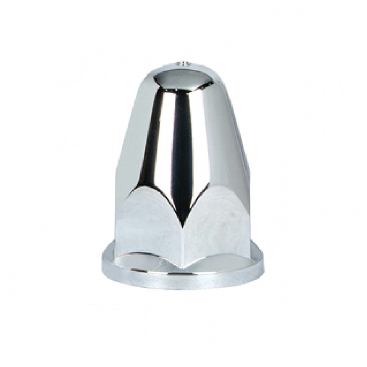 33mm Chrome Steel Lug Nut Cover With Flange - Raney's Truck Parts