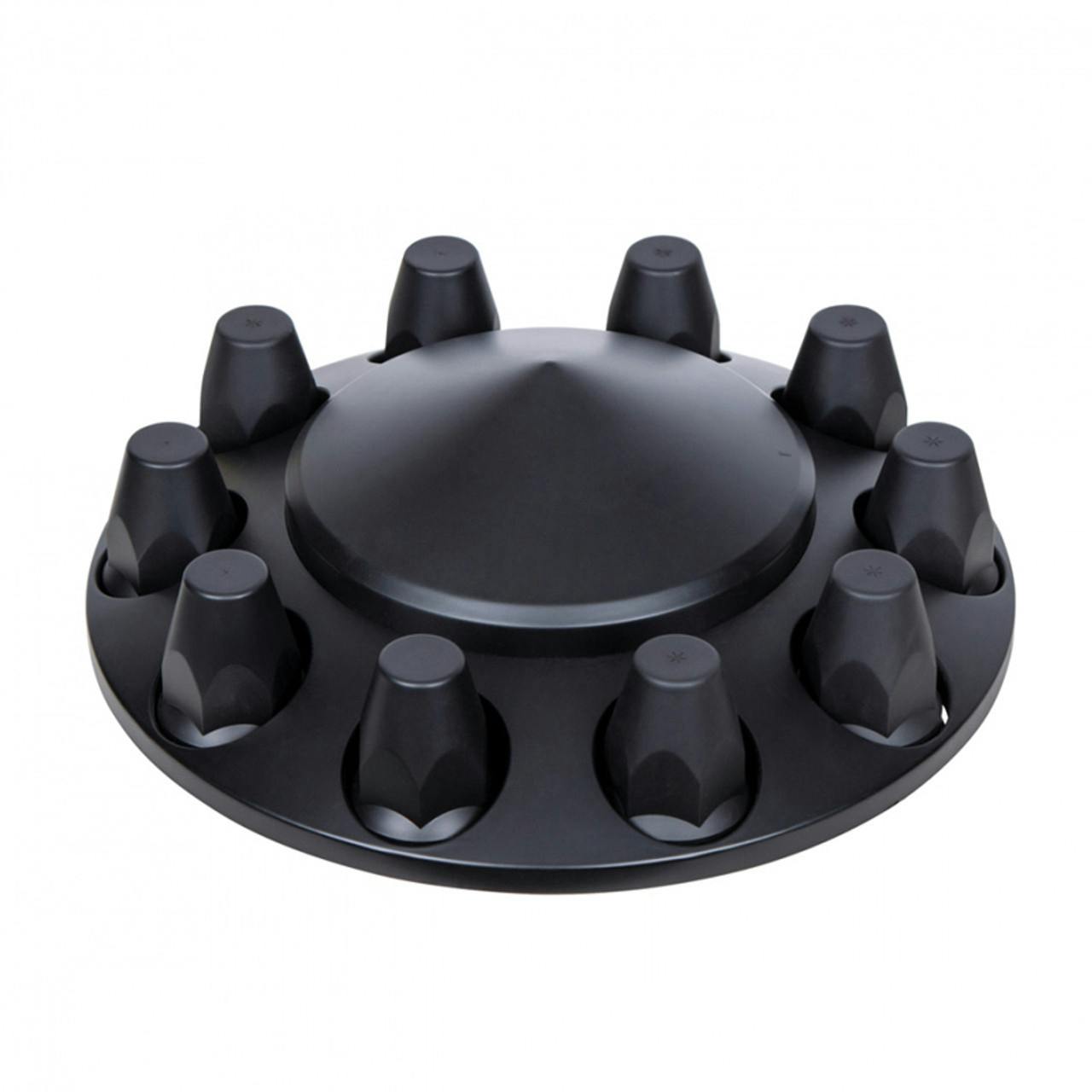 Chrome Front Hub Cover With Pointed Removable Hubcap - Raney's Truck Parts