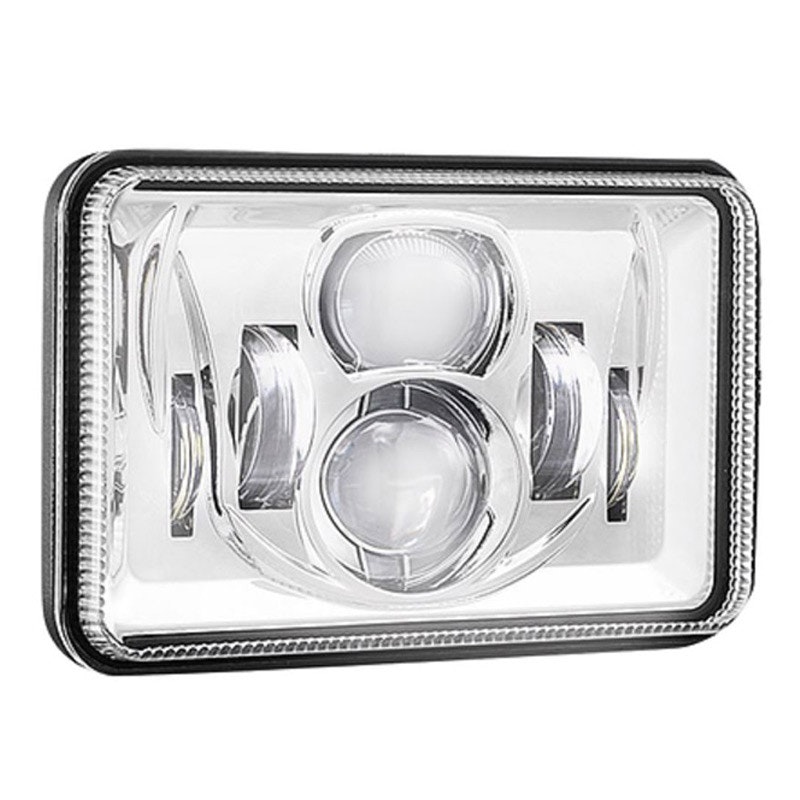 4" x 6" LED Projector Headlight With Optional Heat And Backlit ...