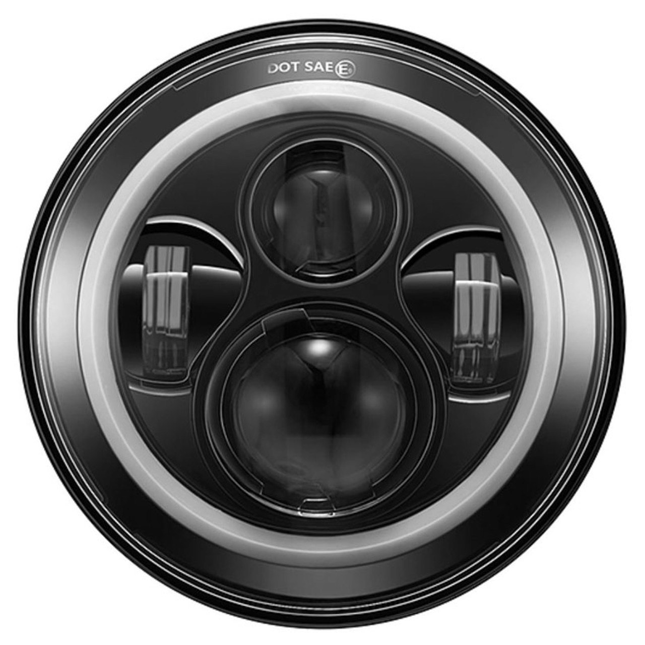 4" x 6" Full LED High & Low Beam Rectangular Headlight With Dual ...