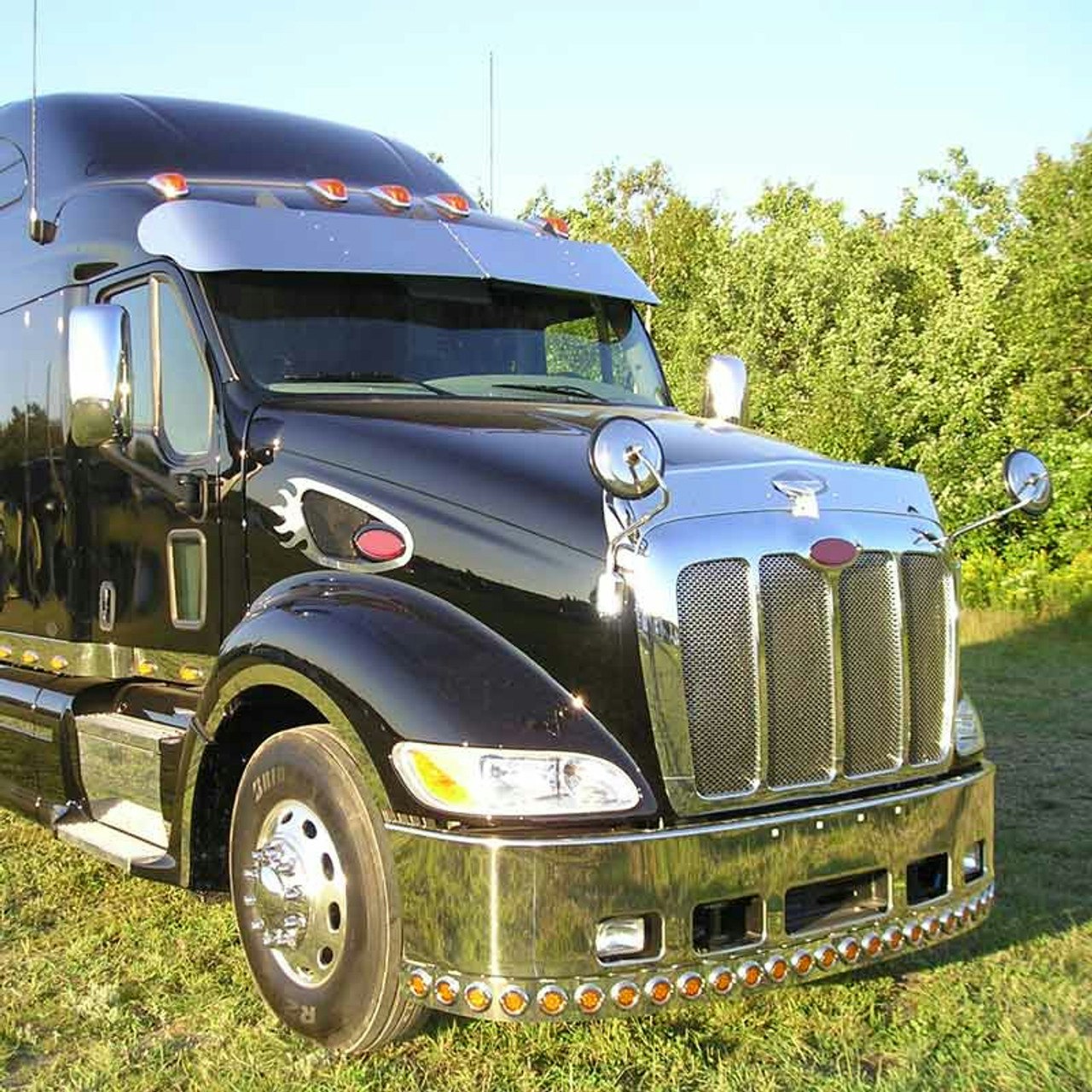 Peterbilt 387 Chop Top LowRider Door Trim - Raney's Truck Parts