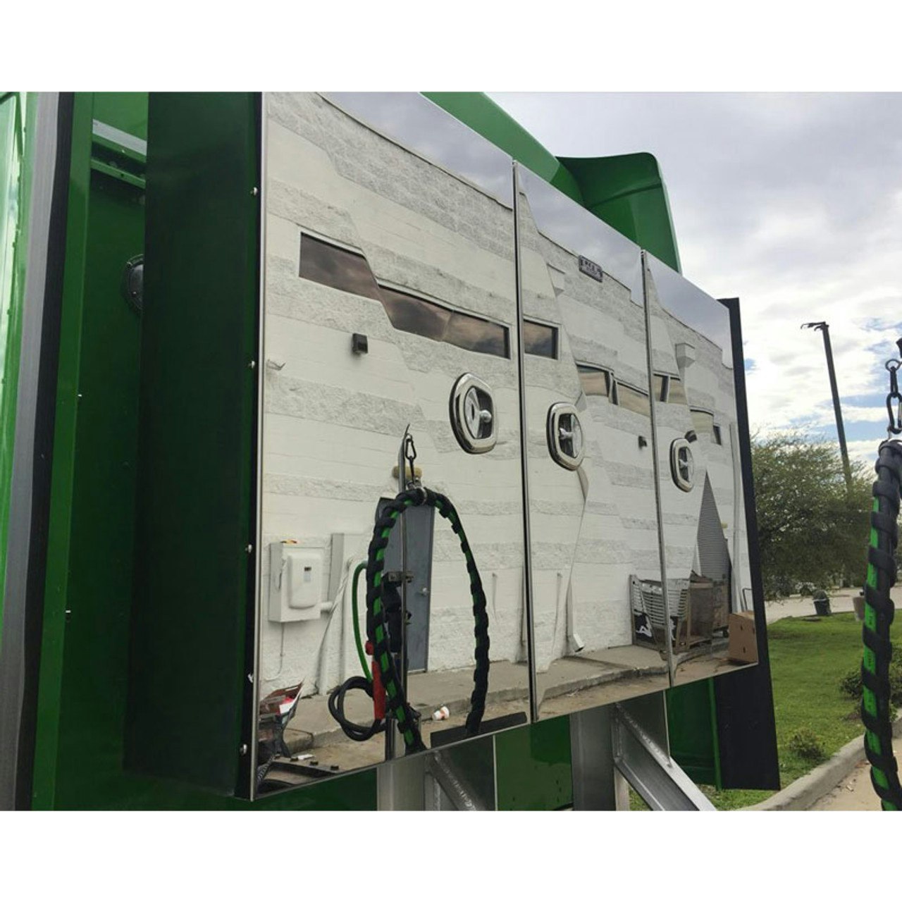 Enclosed 3 Door Aluminum Rack With Side Doors And Window By Brunner ...