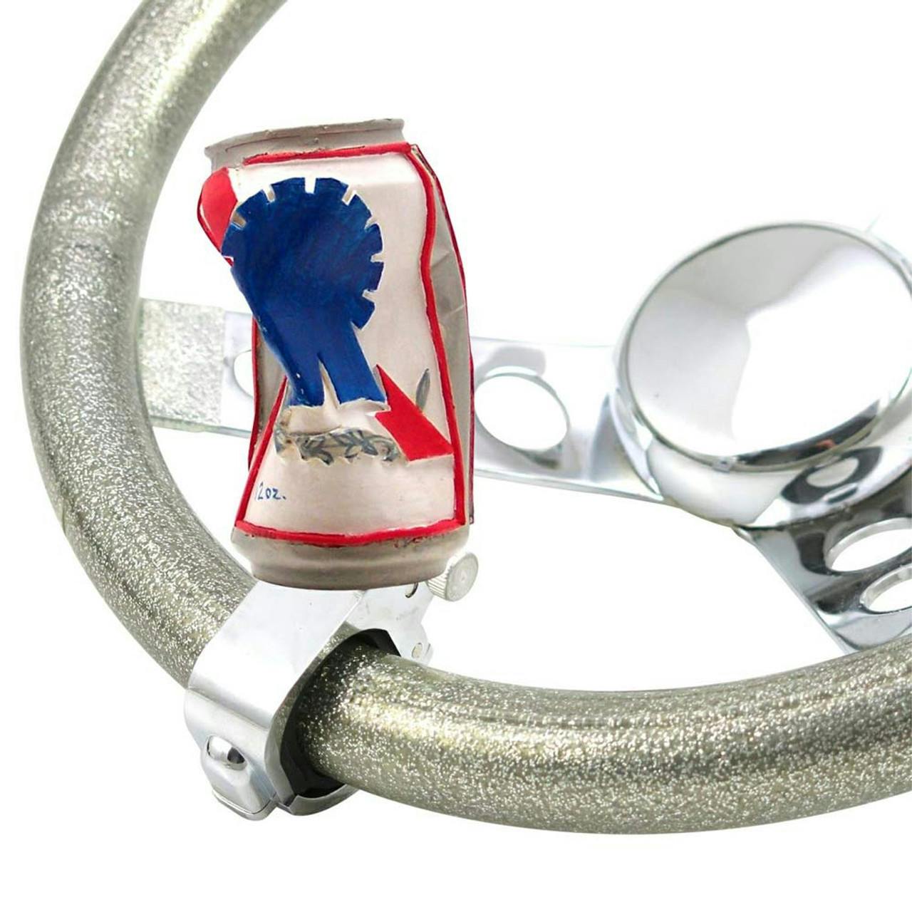 Universal Chrome Skull Steering Wheel Spinner - Raney's Truck Parts
