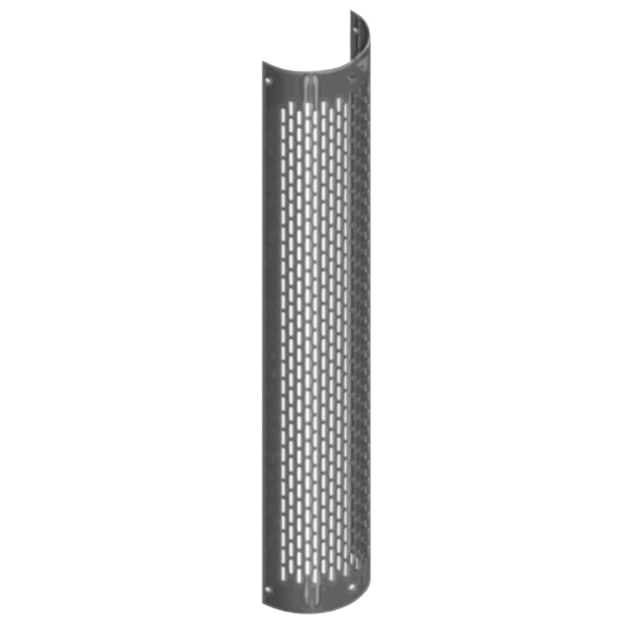 5" Stainless Steel Stack Guard Heat Shield 48" Long 180 Degree - Raney ...