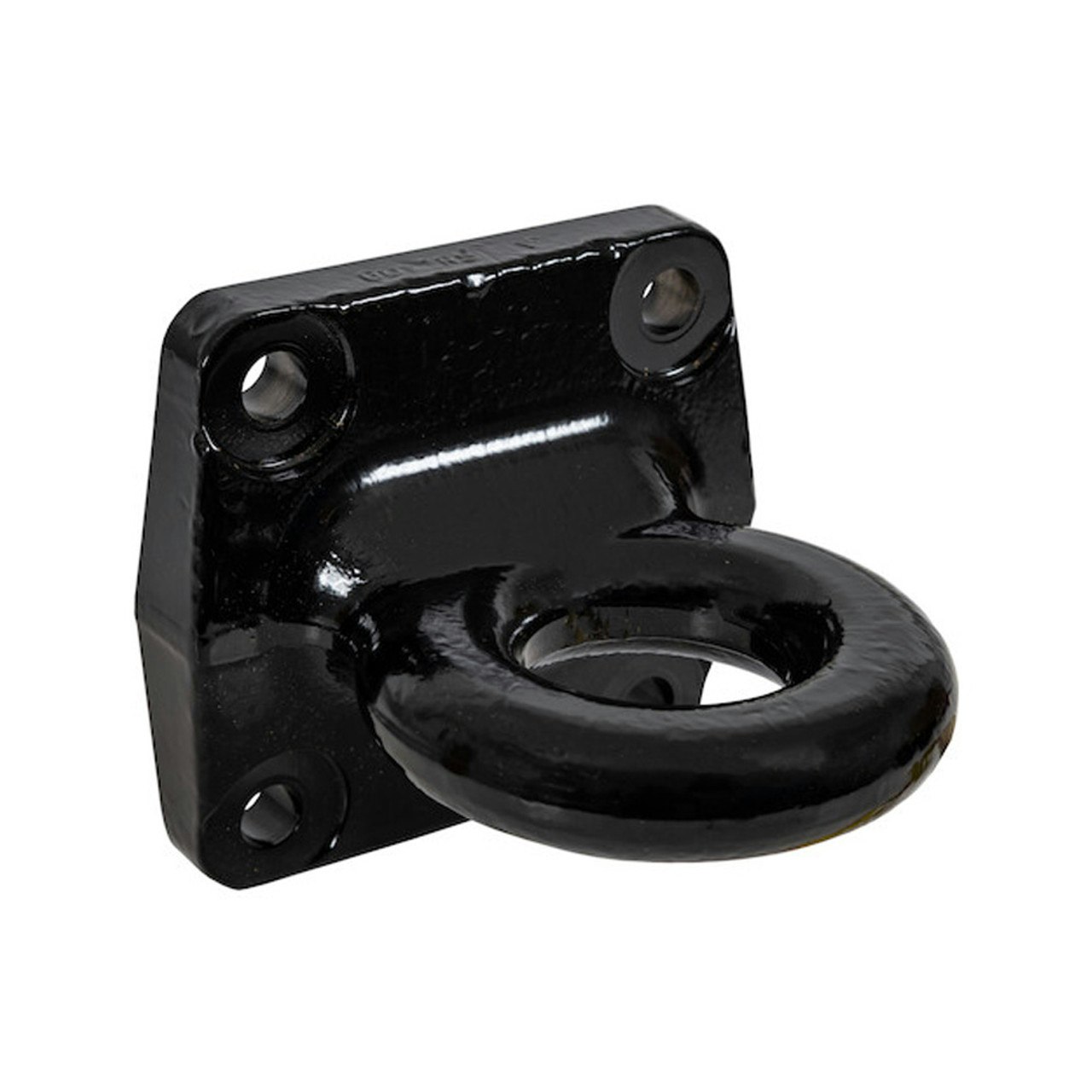 3" Forged 30 Ton Ring Drawbar Eye Black Powder Coated - Raney's Truck Parts