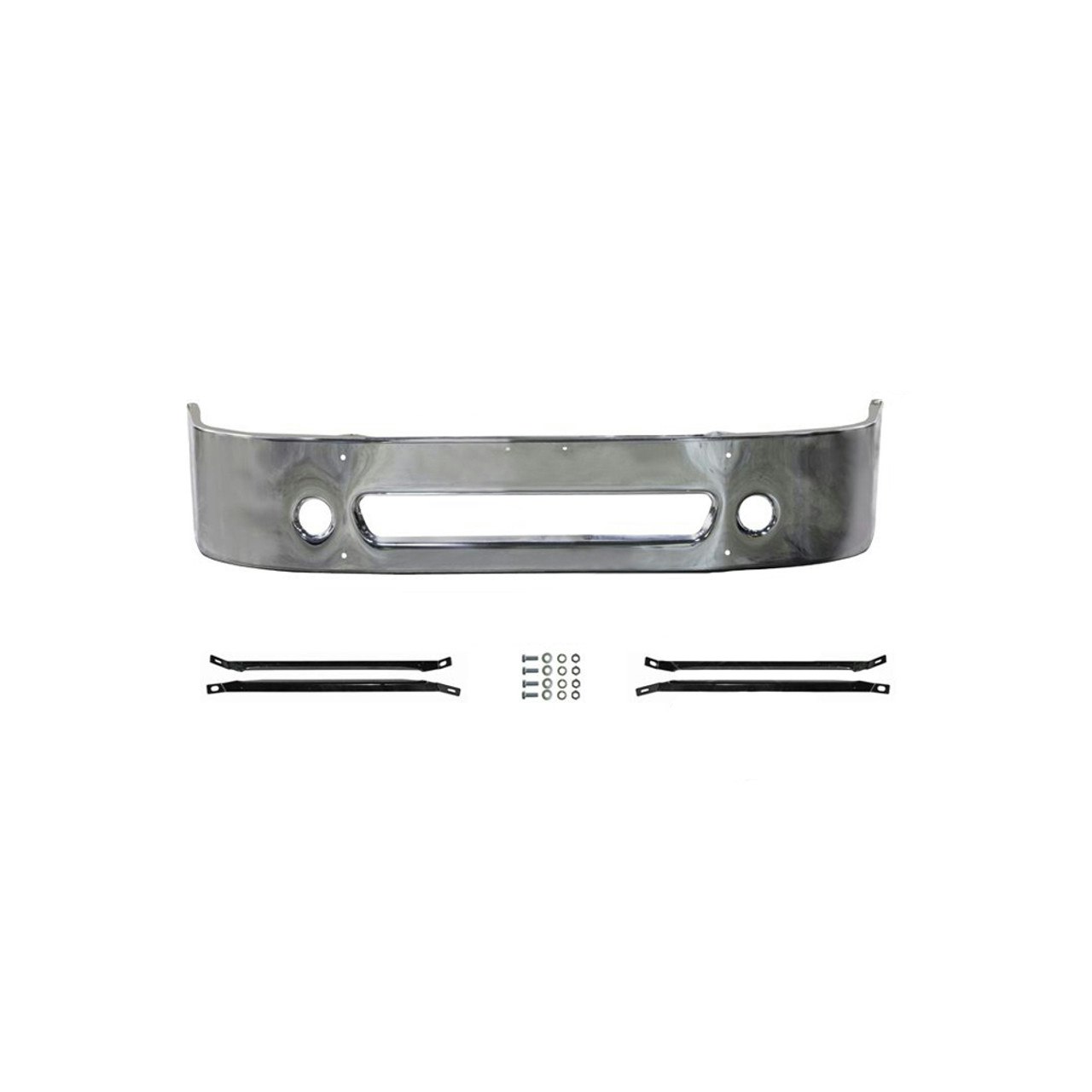 Freightliner Coronado Chrome Plated Bumper 19" to 17" By Valley Chrome ...