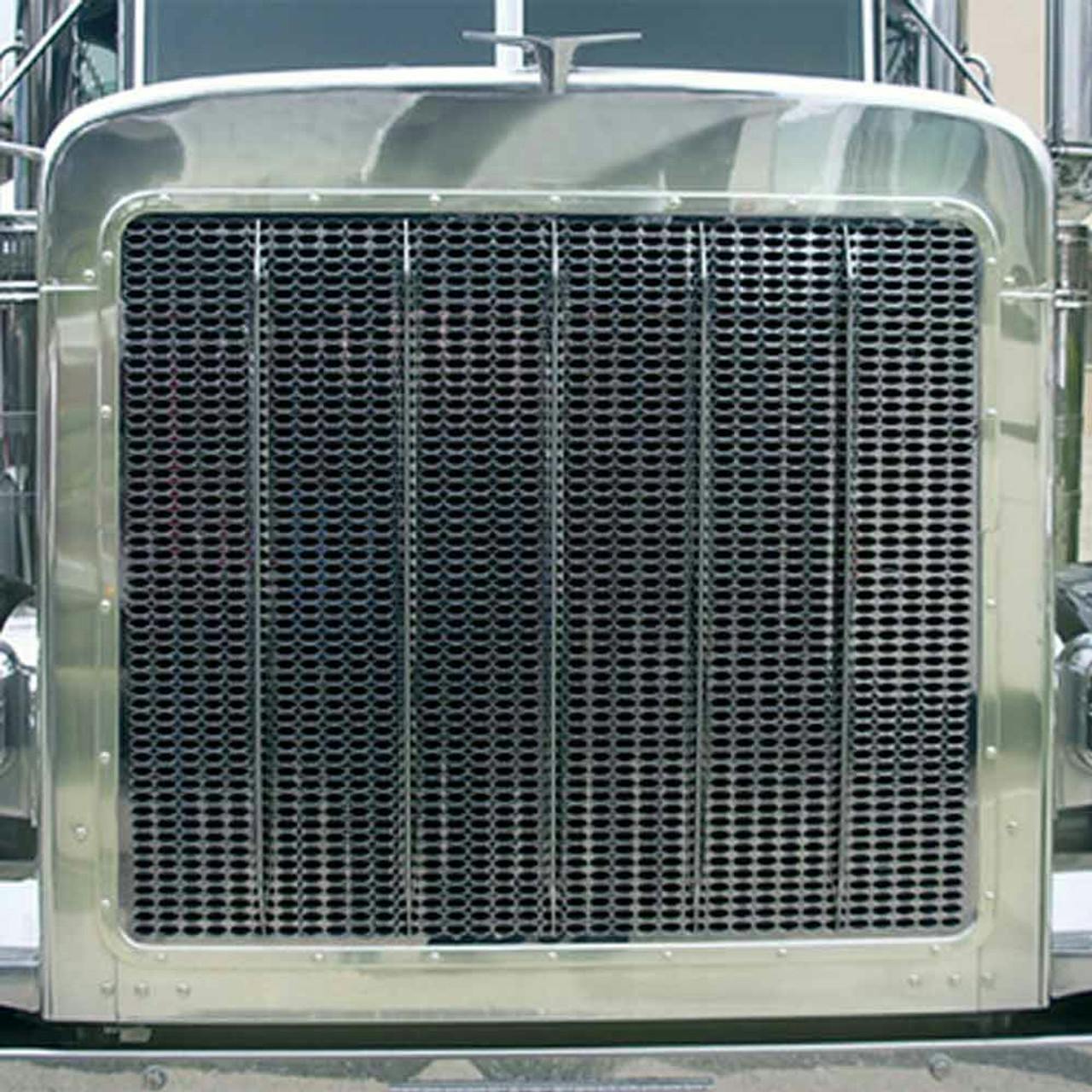 Peterbilt 379 Long Hood Grill with 17 Vertical Bars - Raney's Truck Parts