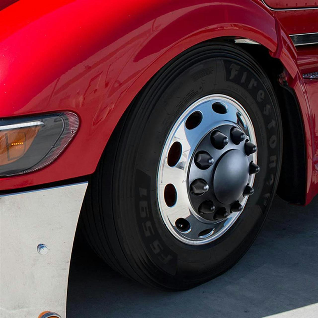 Stainless Steel Front Wheel Simulator 22.5 Hub Piloted - Raney's Truck ...