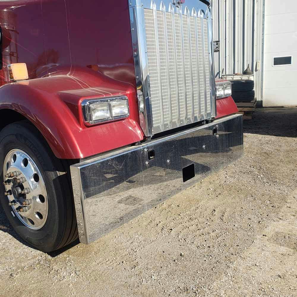 Freightliner Classic & Cabover Chrome 16" Standard Tapered Bumper By ...