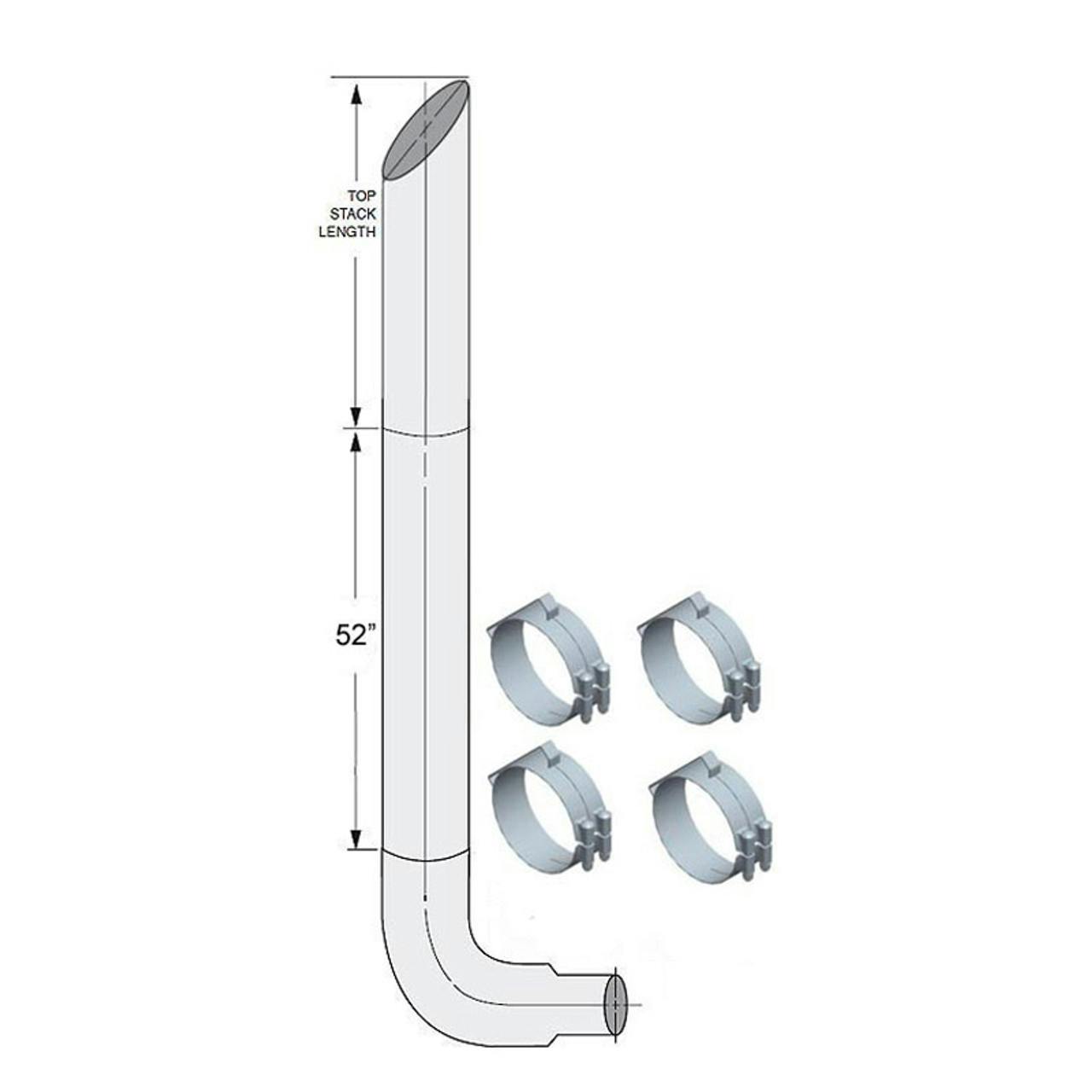 Dynaflex Chrome 7" Chino Exhaust Stack - Raney's Truck Parts