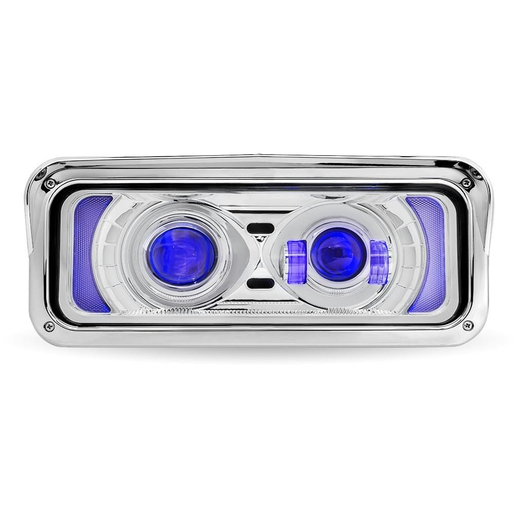 Western Star 6900 4900 4800 Chrome Projector Headlight Assembly With ...