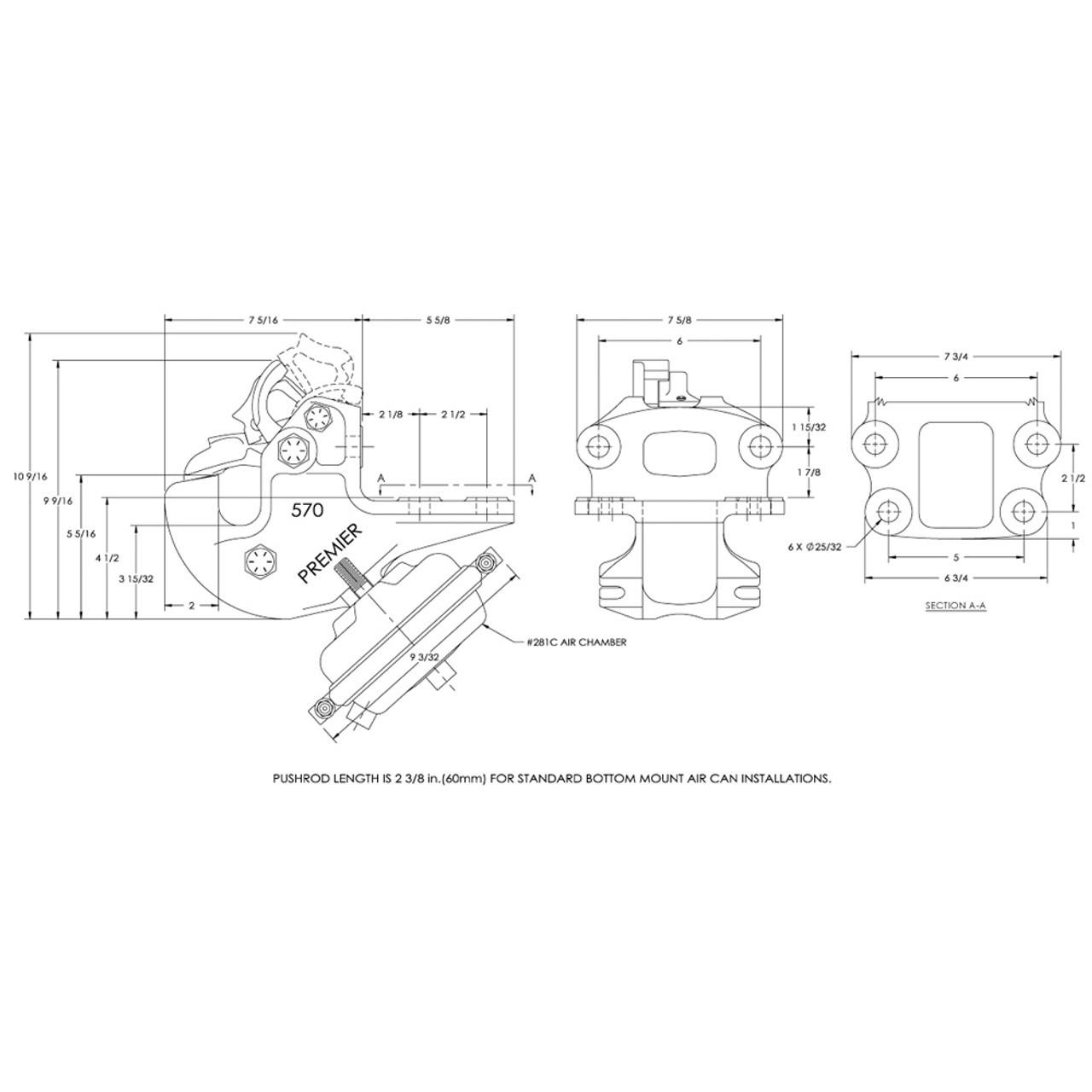 570 Premalloy Pintle Hitch Slack Reducing Coupling By Premier ...
