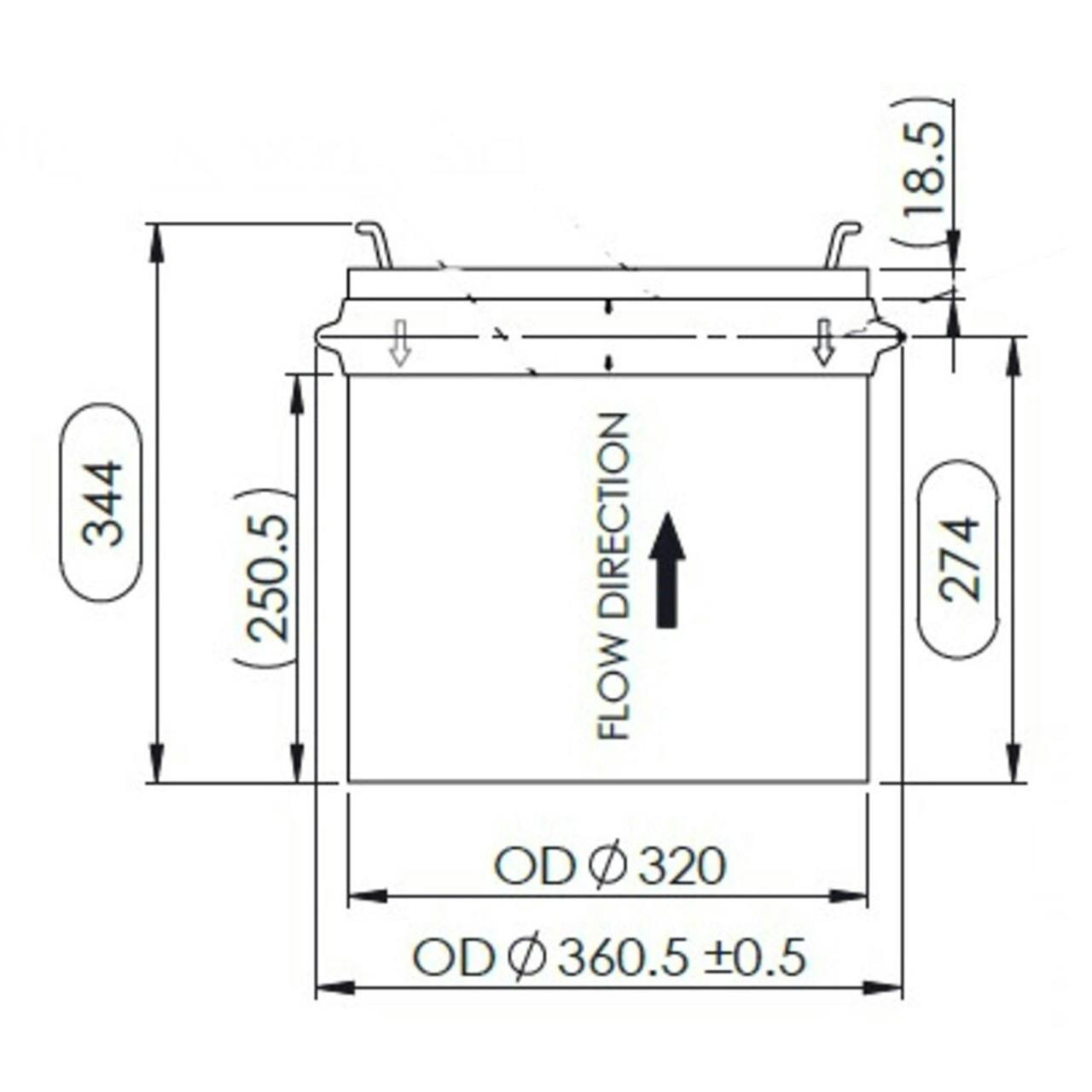 Volvo Stainless Steel Diesel Particulate Filter 21716414 7423135543 ...