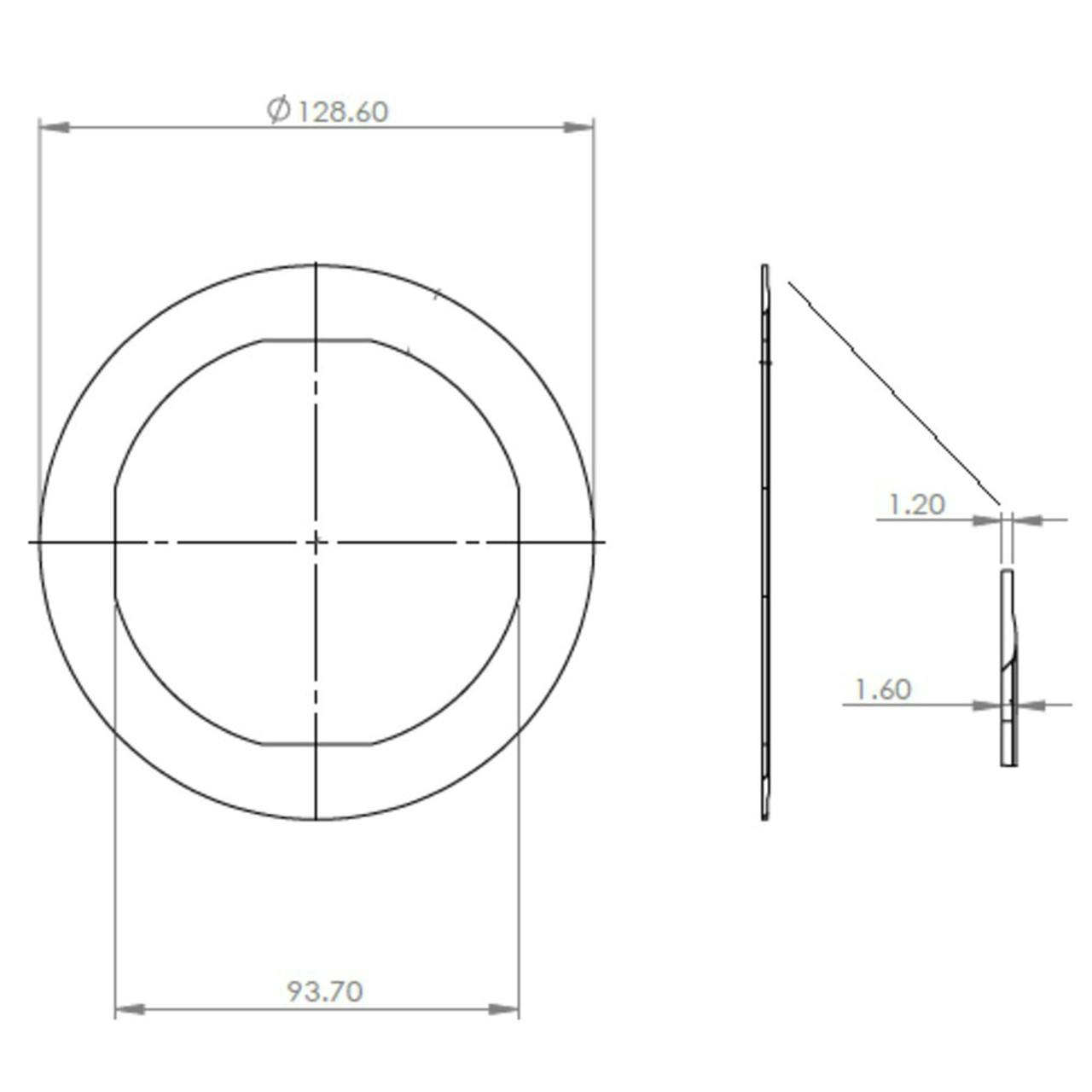 Cummins V-Band Clamp and Gasket 2880213 2880215 90-0013