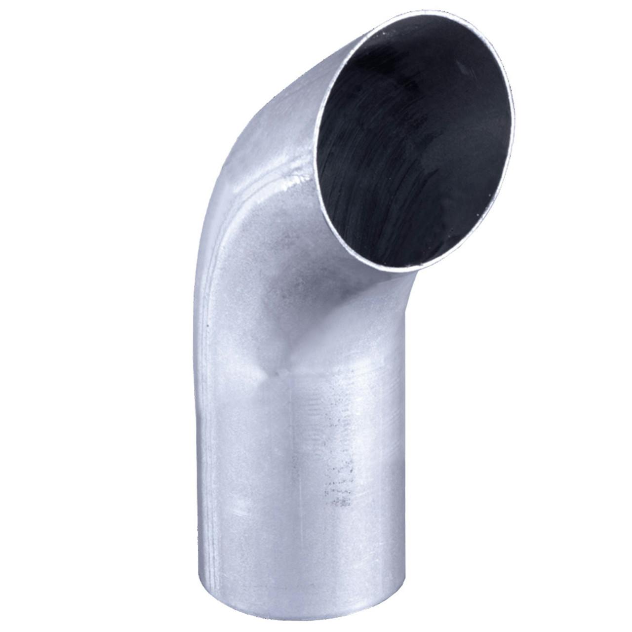 5"x 18" Curved Aluminized Exhaust Stack - Raney's Truck Parts