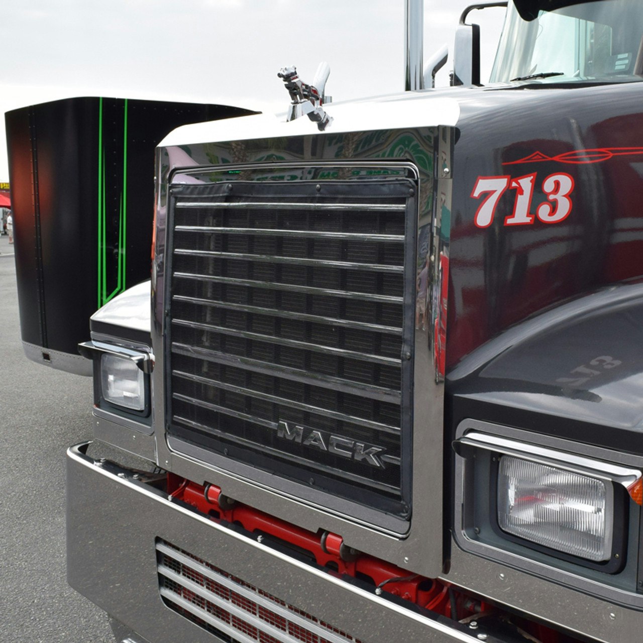 Mack Granite CV GU CL CH CT CX 2002-2013 Regular Drop Bowtie Visor By ...