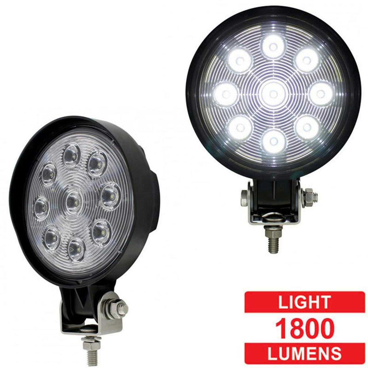 High Power LED Round Work Light Competition Series Slim Profile - Raney ...