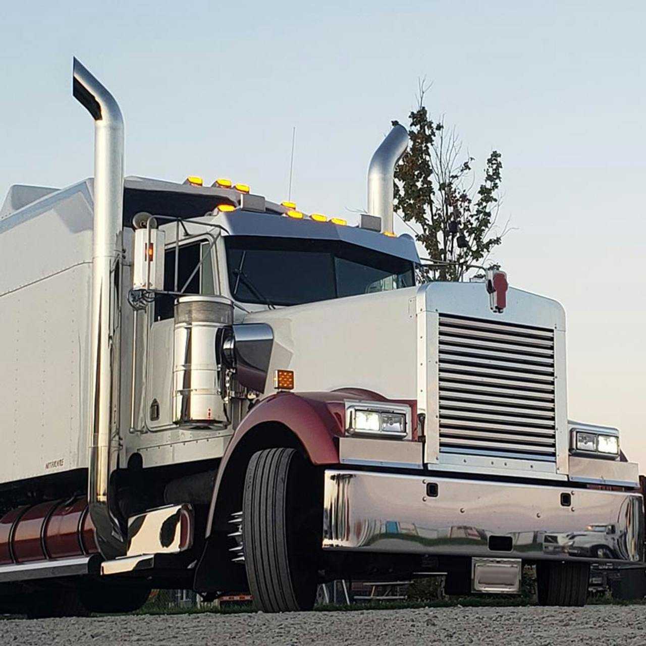 Pypes Kenworth W900 T600 T800 8" Stainless Steel Exhaust Kit