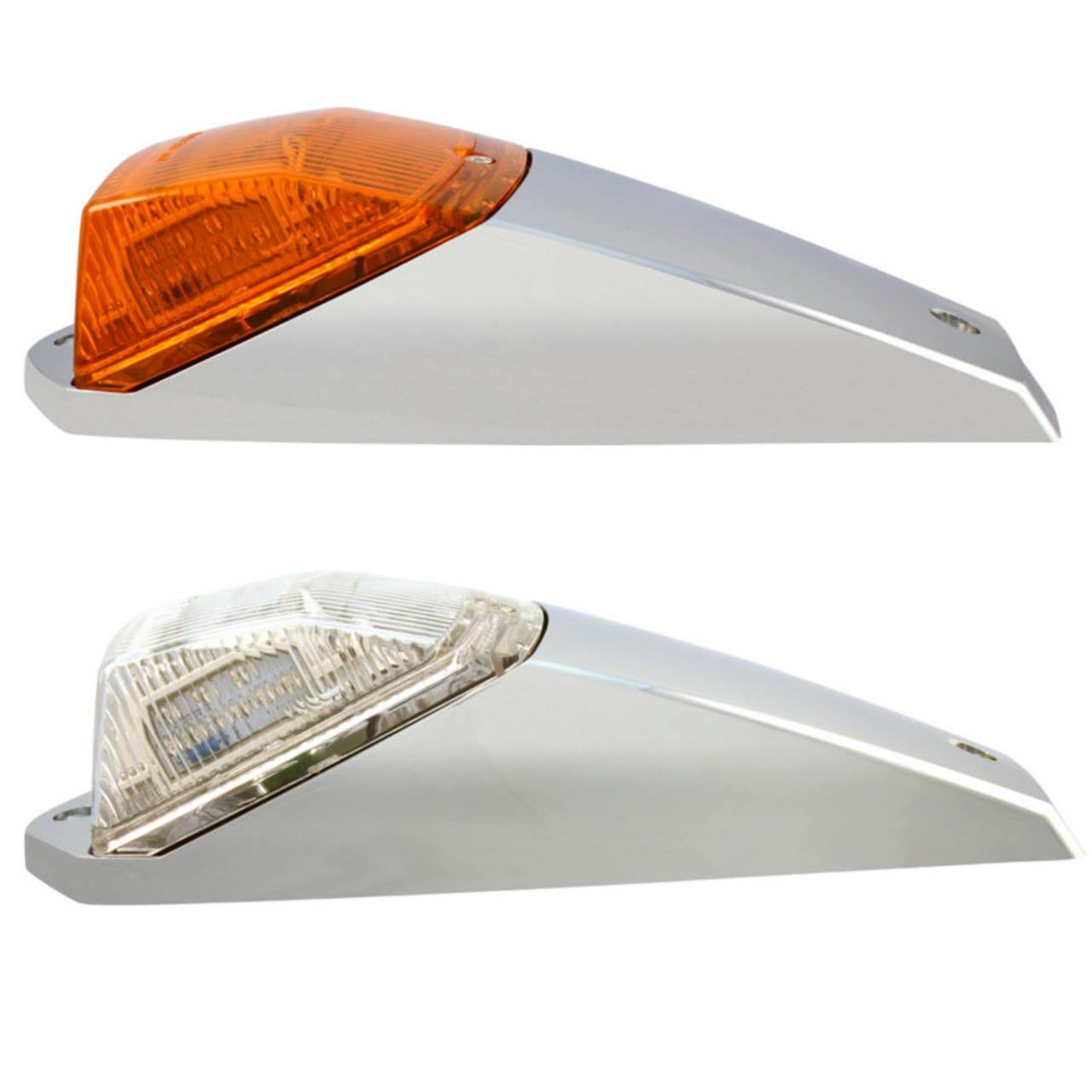 Chrome Rectangular Cab Light With Housing 42 LED - Raney's Truck Parts