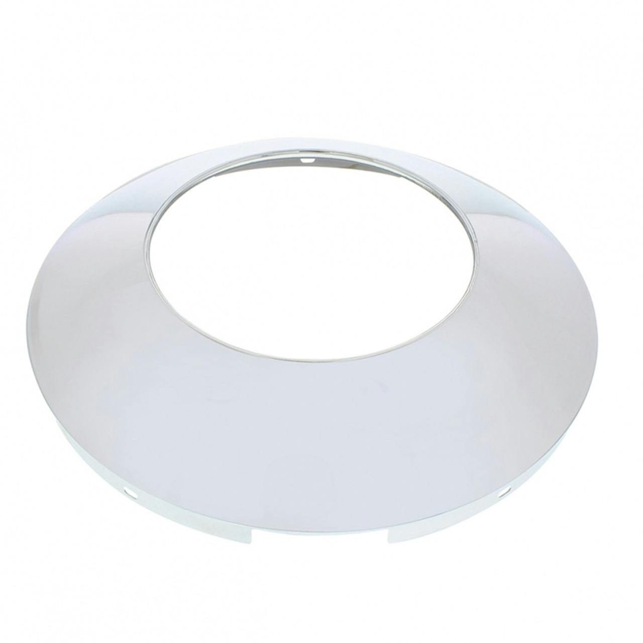 Universal Chrome Front Hub Cap With Hubometer Hole - Raney's Truck Parts