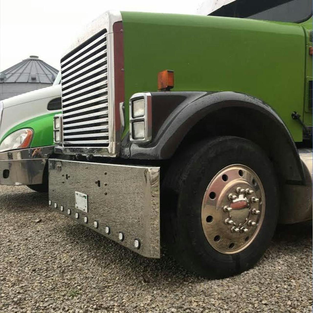 International 9300 9370 9670 Chrome Texas Square Bumper By Valley ...