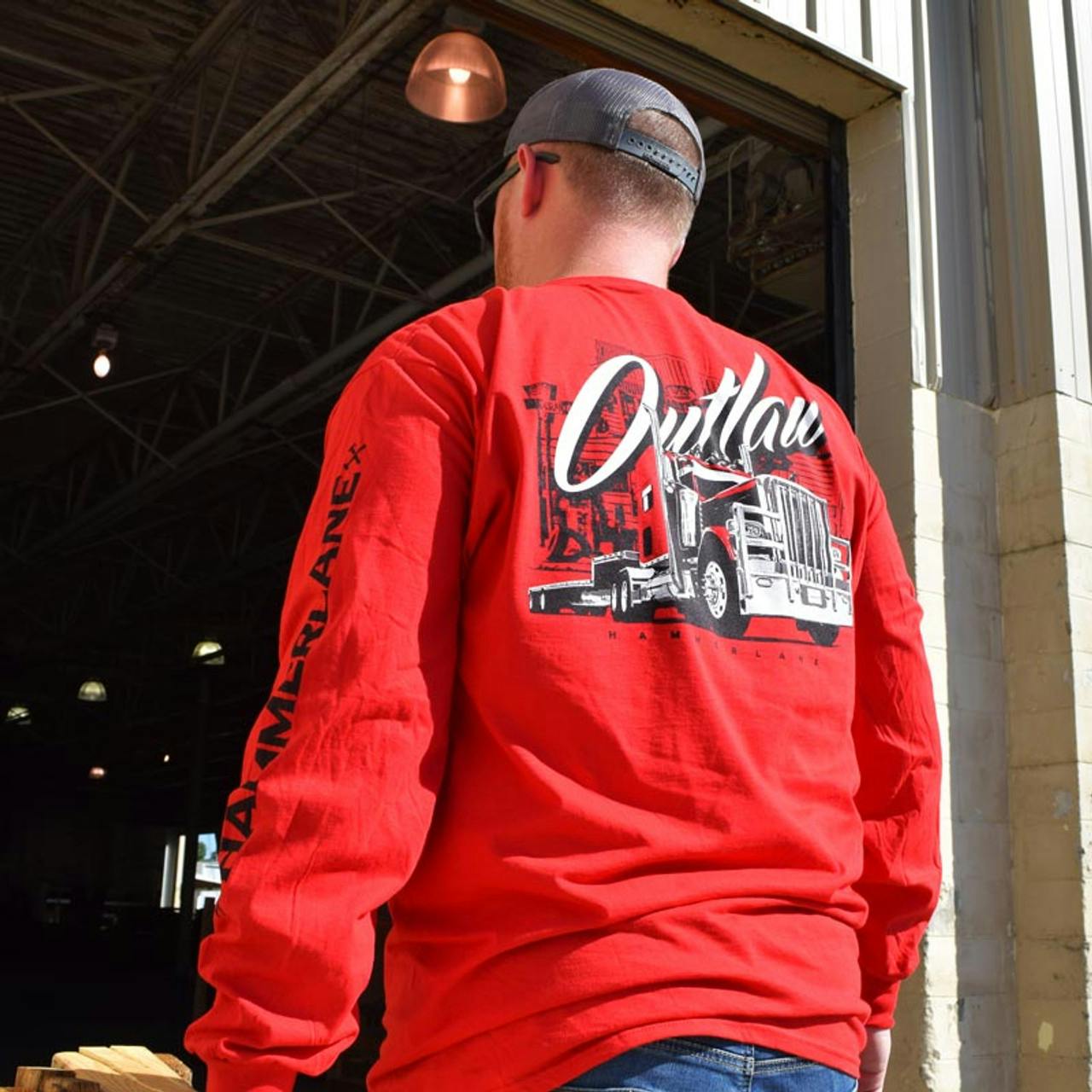 Outlaw Hammer Lane Long Sleeve T-Shirt - Raney's Truck Parts