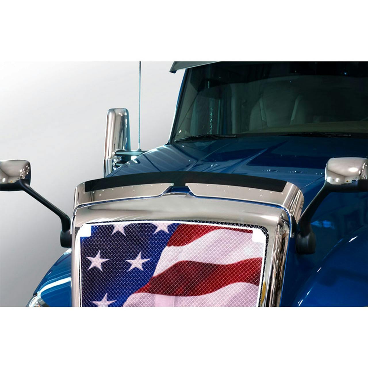 Freightliner Cascadia Belmor Aeroshield III Bug Deflector