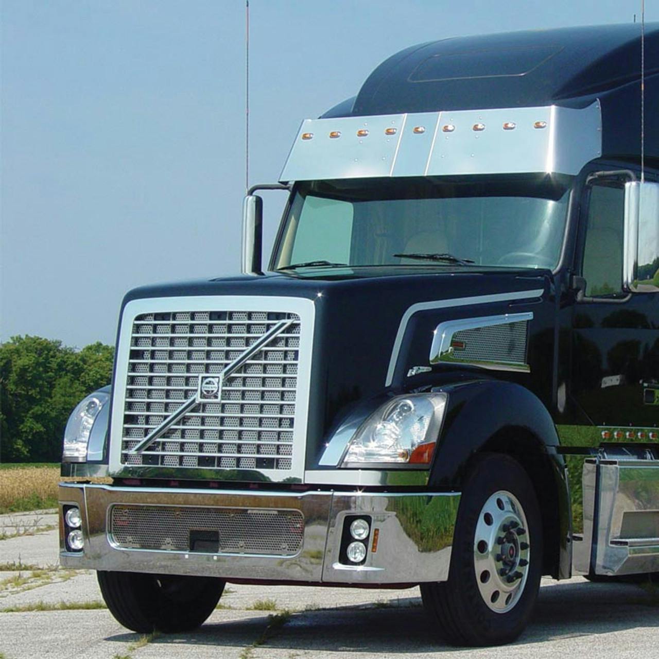 Volvo VT 880 Punched Bumper Screen By RoadWorks - Raney's Truck Parts