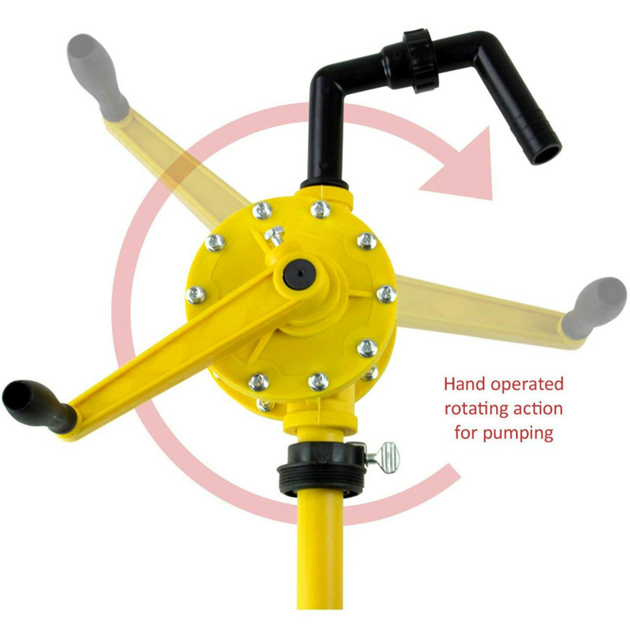 Manual 10 GPM Plastic Rotary Drum Pump TRRP90P By Tera Pump - Raney's ...
