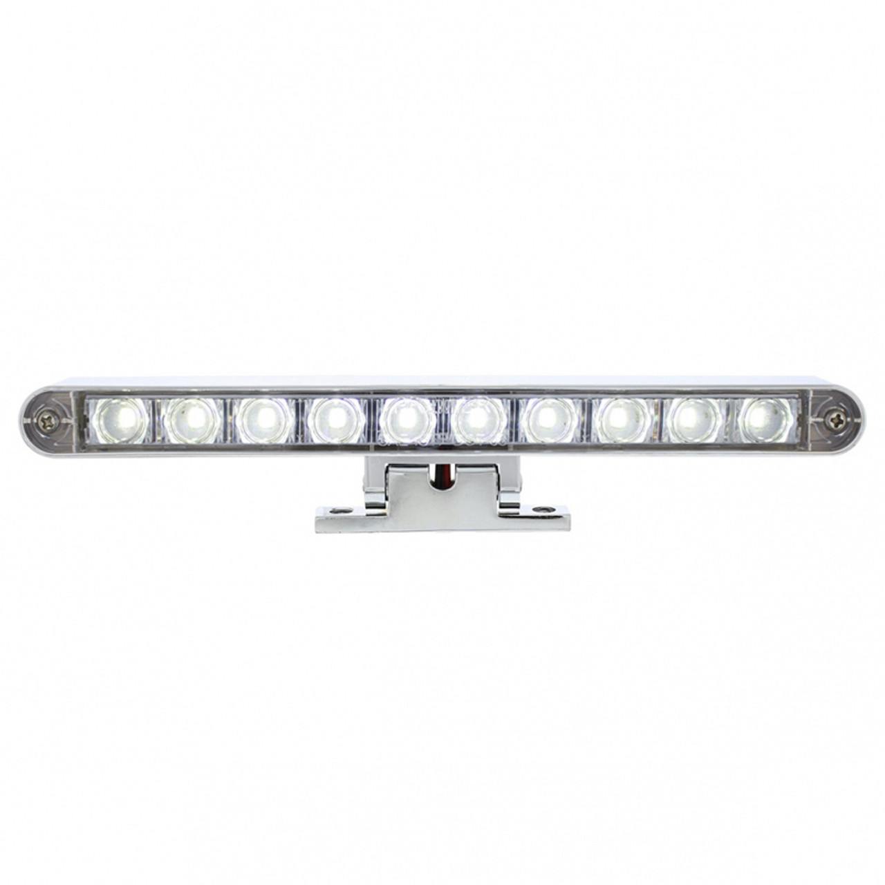 Chrome 10" LED Dual Function Light Bar With 180 Swivel Base - Raney's ...