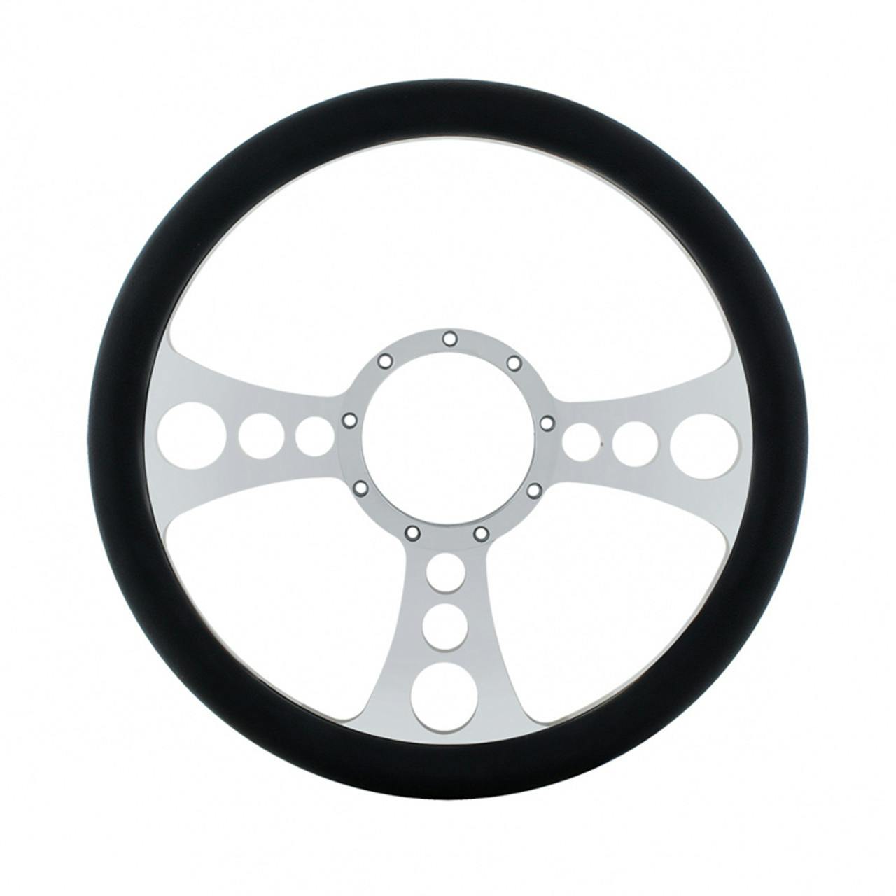 14" Chrome Billet Aluminum Chopper Style Steering Wheel - Raney's Truck ...