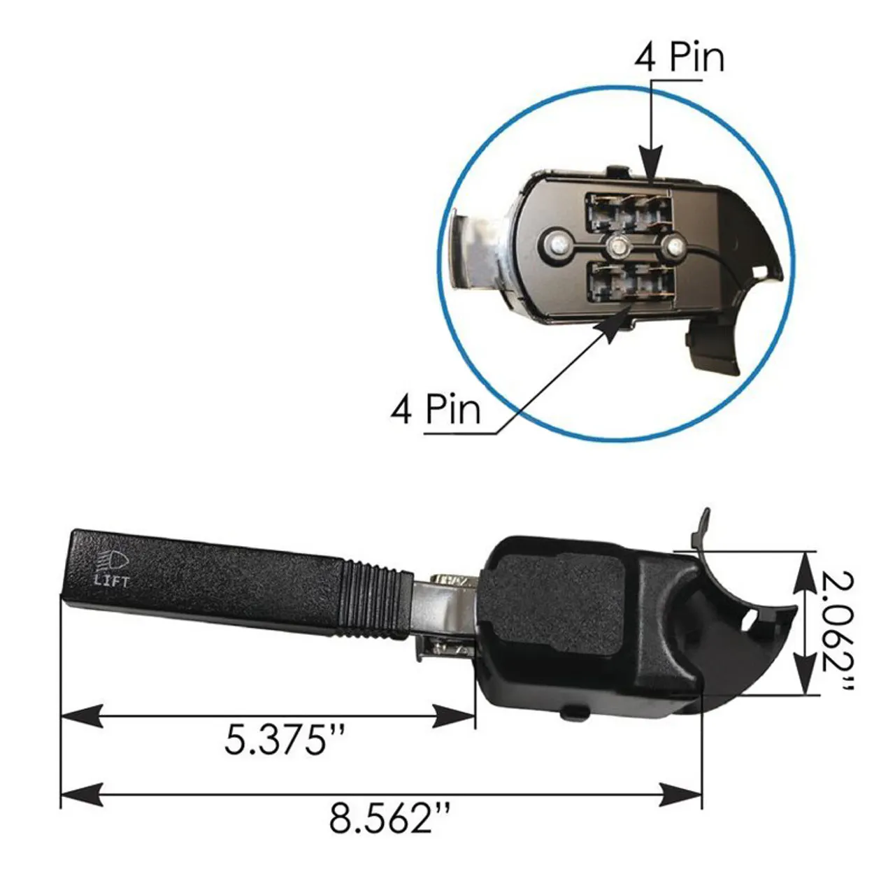 Freightliner FLD Turn Signal Multifunction Switch 1481177 TL3005 ...