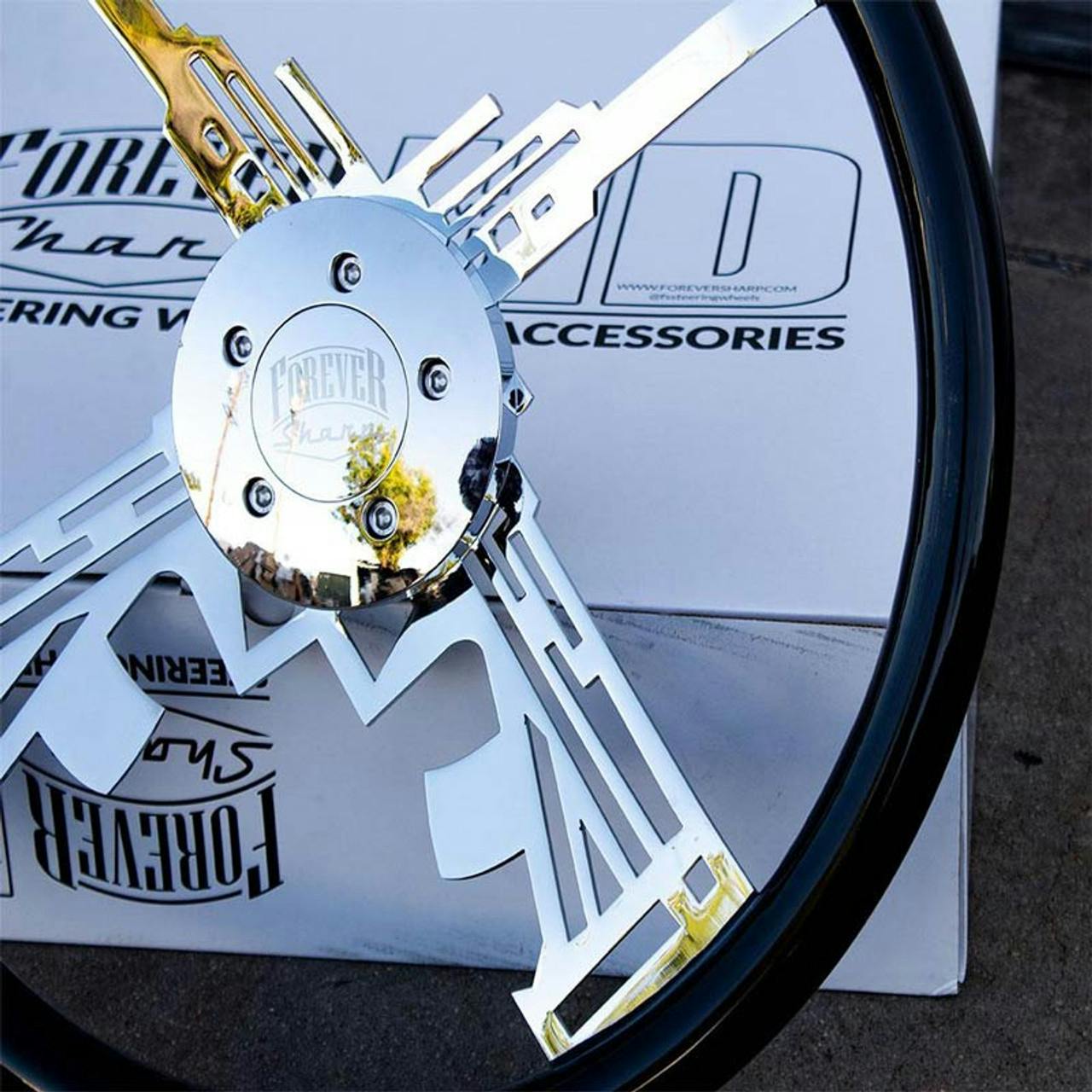 18" Hawkeye Steering Wheel By Forever Sharp - Raney's Truck Parts