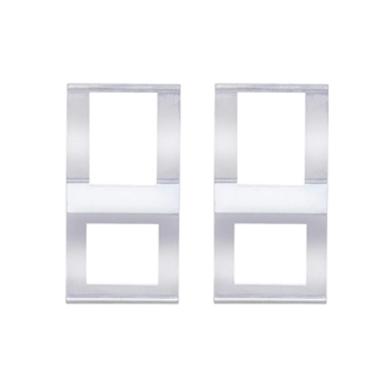 Freightliner Cascadia Chrome Switch Cover Pair - Raney's Truck Parts