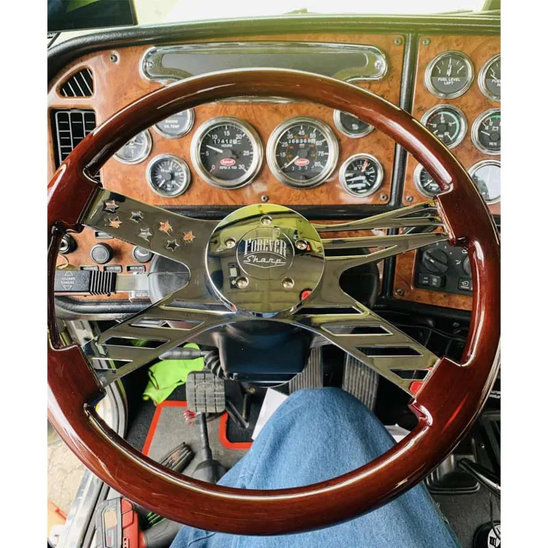 18" Stars And Stripes Steering Wheel By Forever Sharp - Raney's Truck Parts