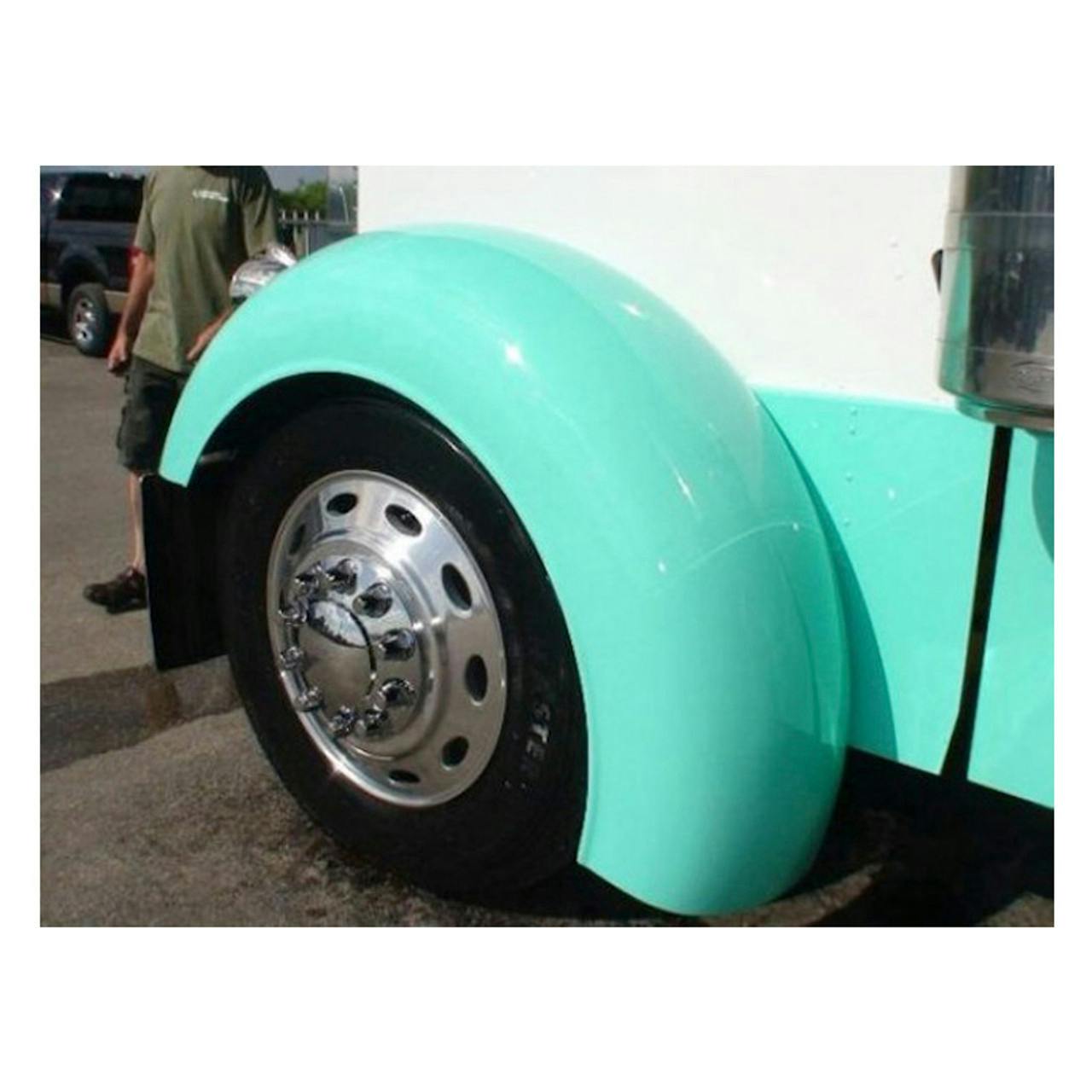 Bad Ass Customs Fiberglass Single Axle Old Skool Front Fenders - Raney ...