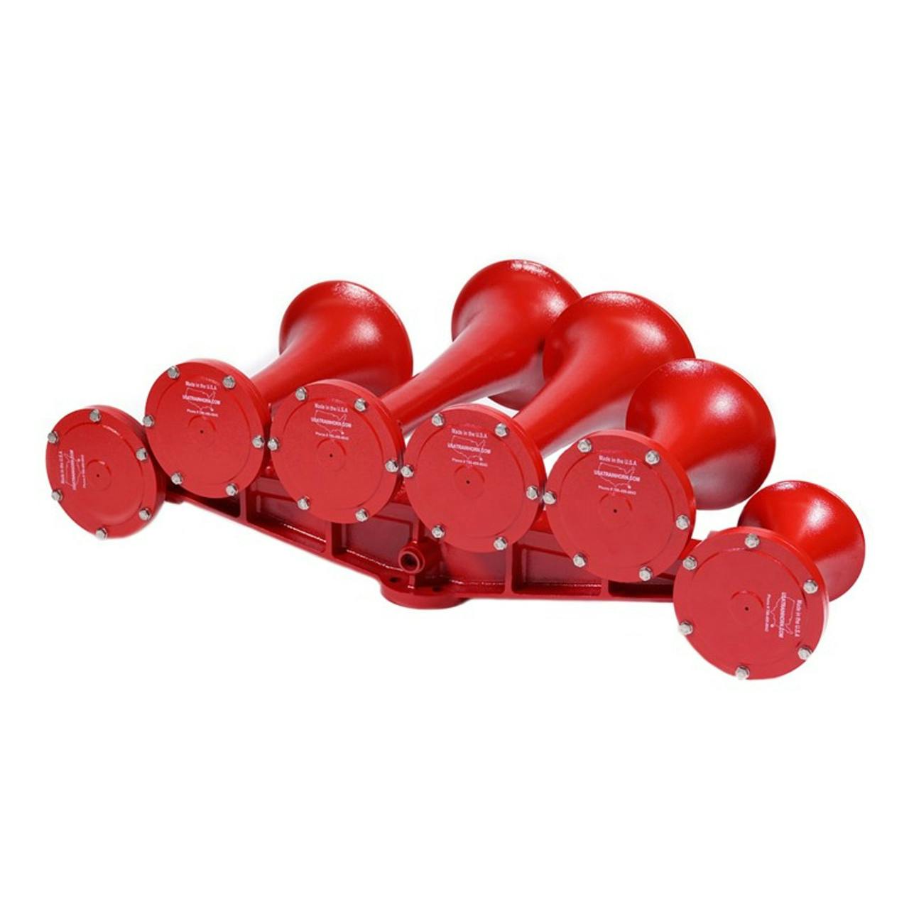 Six Trumpet Cast Aluminum Authentic Train Horn by USA Train Horns ...