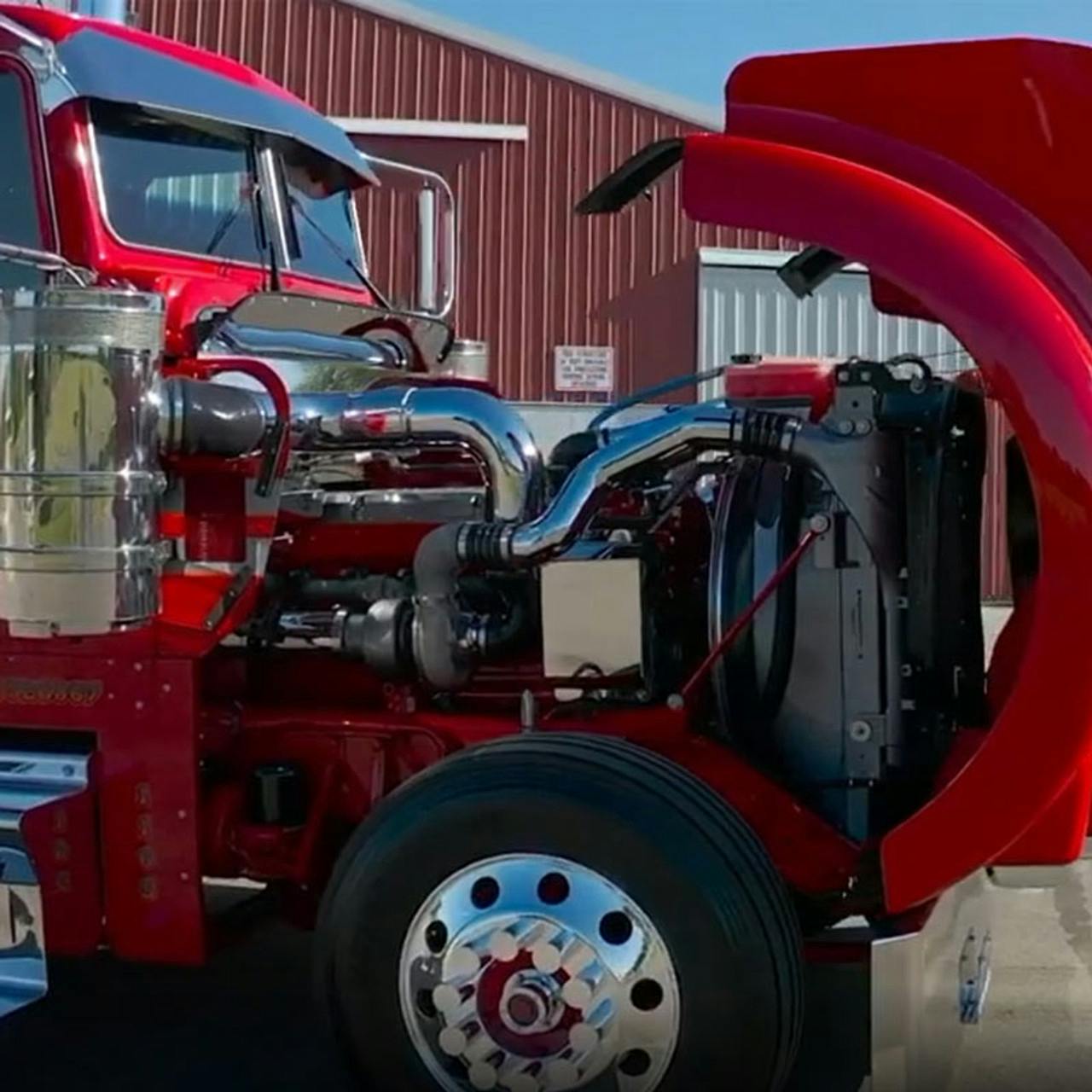 Peterbilt 379 Chrome Air Intake Kit By Dynaflex - Raney's Truck Parts