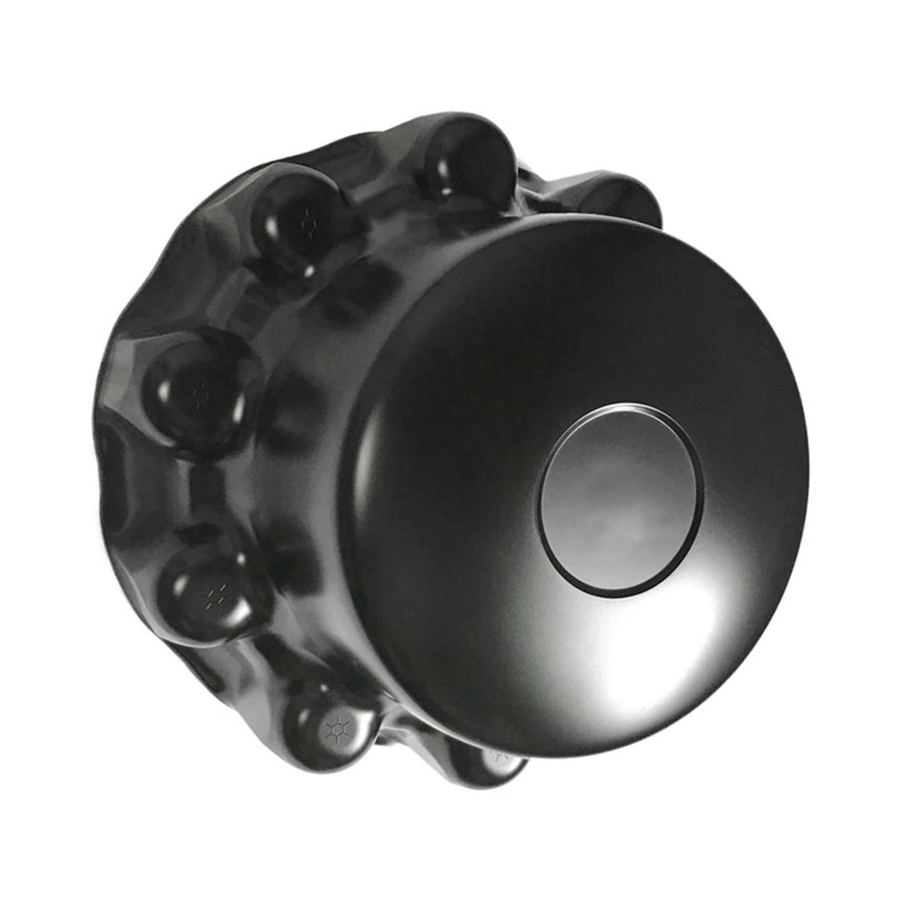 Alcoa Style Menacing Matte Black One-Piece Rear Hub Axle Cover System ...