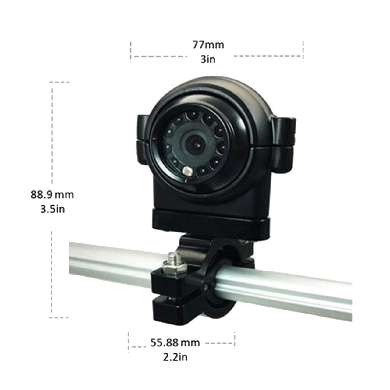 Universal Aerodynamic Side View Camera - Raney's Truck Parts