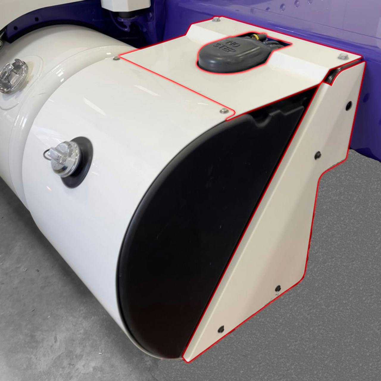 Peterbilt 389 Stainless Steel DEF Tank Covers By Iowa Customs - Raney's ...