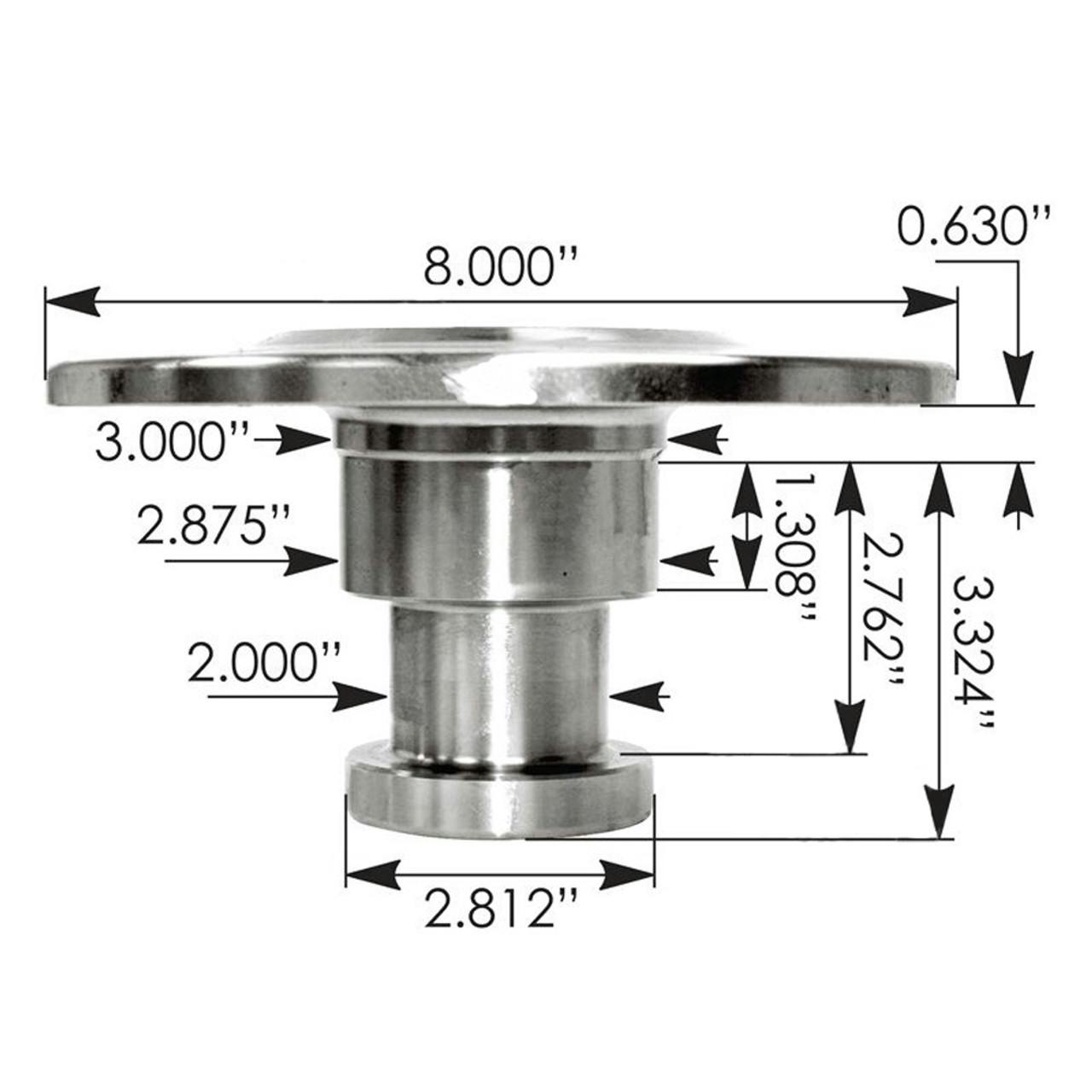 Holland 2" King Pin KPT809AF KP-T-809-AF - Raney's Truck Parts
